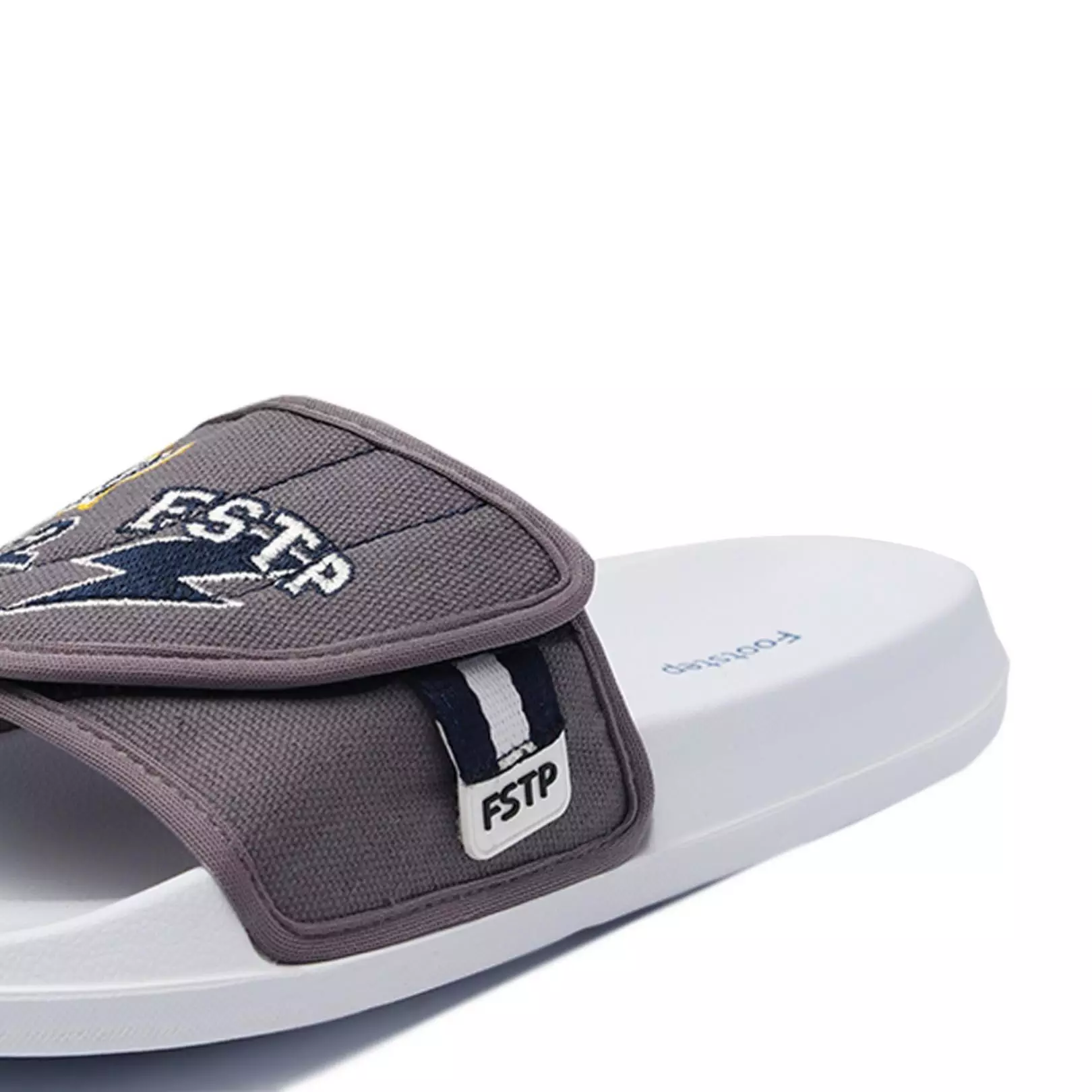 Jual Foot Step Sandal Slide Pria Footstep Footwear - Strike Grey ...