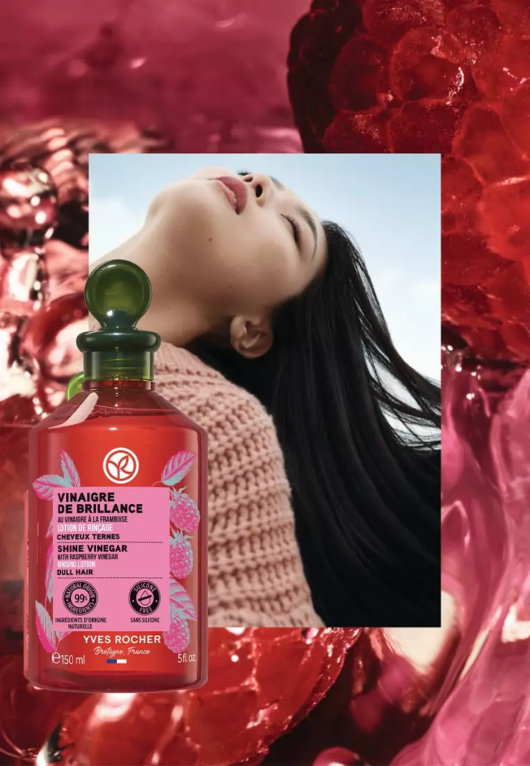 Buy Yves Rocher Shine Rinsing Lotion with Raspberry Vinegar- 150ml ...