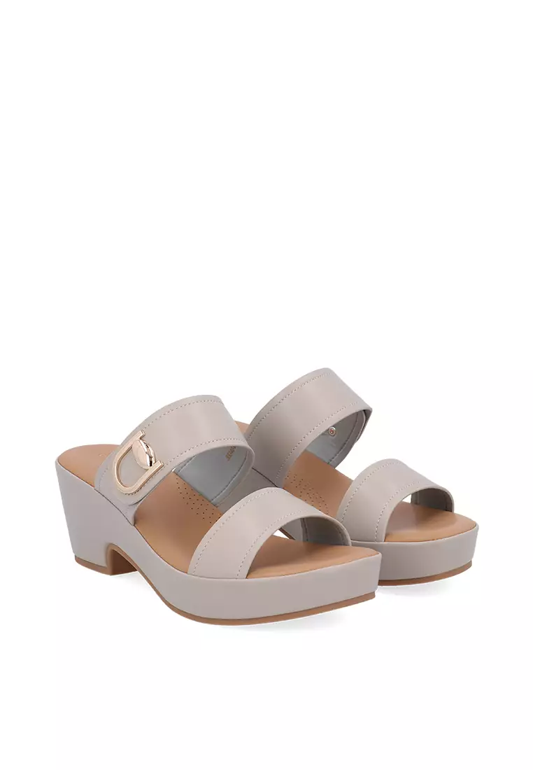 Buy Carlo Rino Medium Grey Diorlyn Sandals Online | ZALORA Malaysia