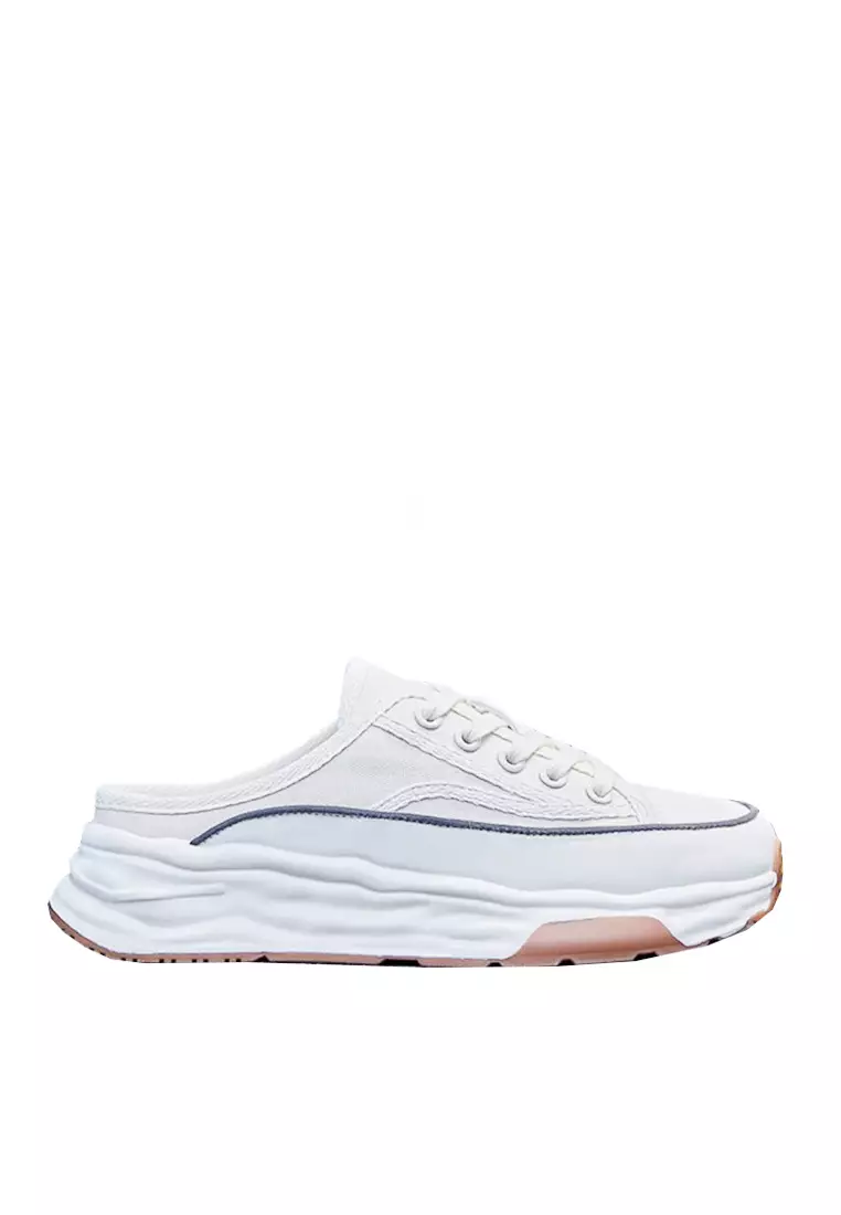 Twenty Eight Shoes VANSA Half-Slipper Canvas Platform Casual Shoes VSW ...