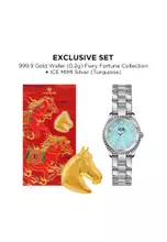 Buy HABIB HABIB Exclusive Set | ICE MIMI Silver (Turquoise) and 999.9 ...