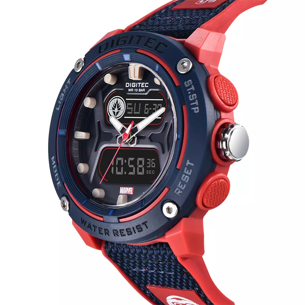 Jual Digitec Digitec Jam Tangan Pria - Blue Red - Nylon - DA-2210TN-MV ...