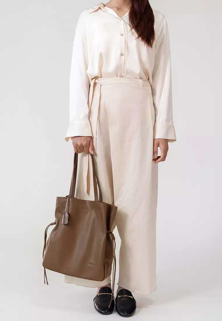 Buy RABEANCO RUTA Tote - Cream Beige 2025 Online | ZALORA