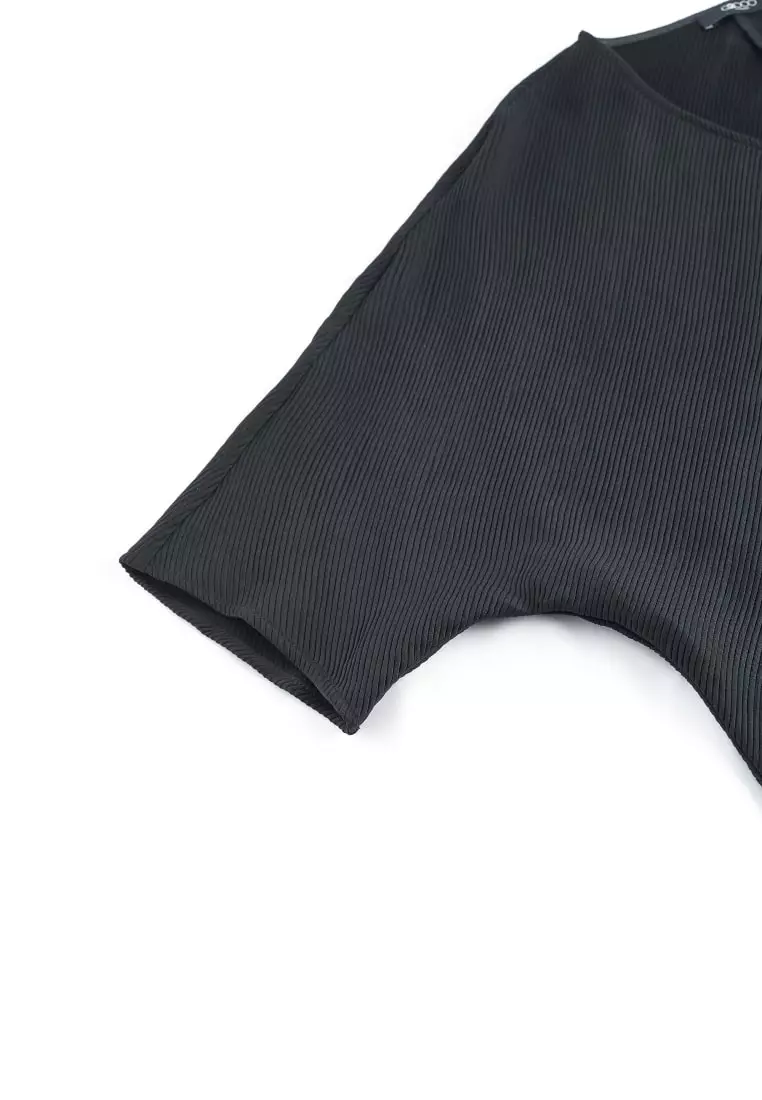 Buy G2000 G2000 Textured Fabric V Neck Top 2025 Online | ZALORA Philippines