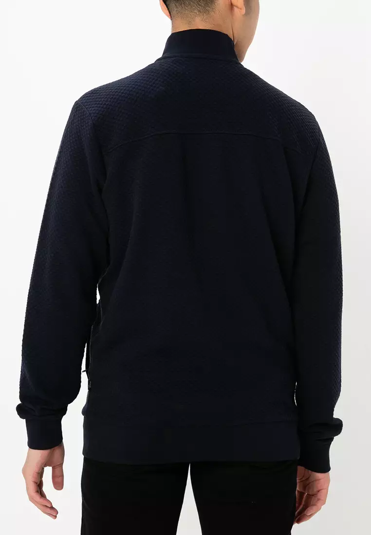 Buy Petrol Industries Waffle Texture Sweater Jacket 2025 Online | ZALORA