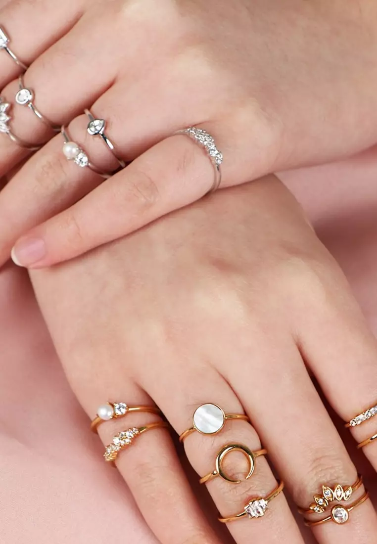 Buy Foundry Foundry Sterling Silver Alessandra Ring 2023 Online ...