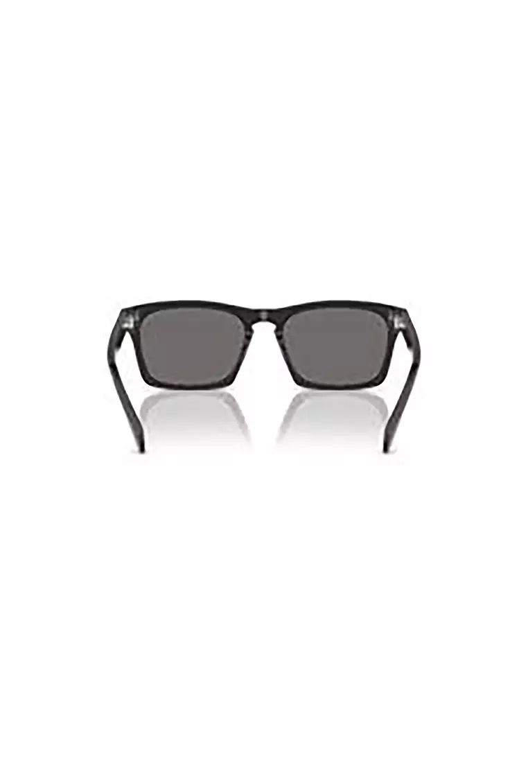 線上選購 Coach Coach Men's Square Frame Transparent Dark Grey Acetate ...