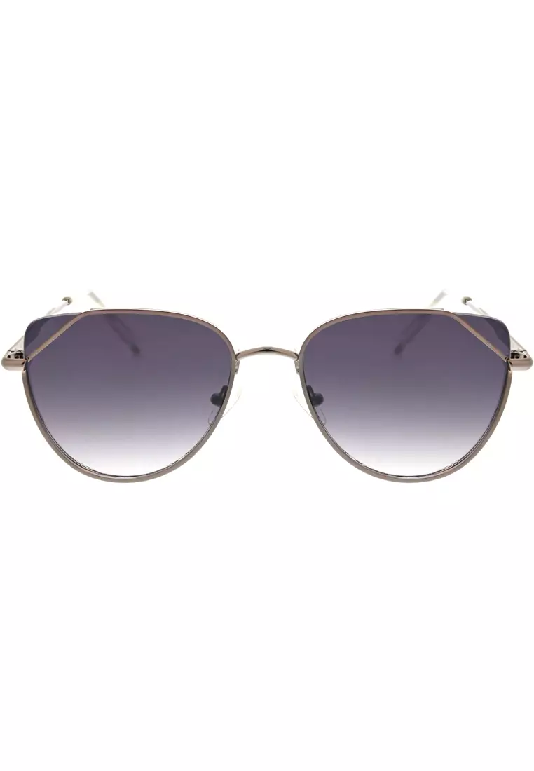 Buy Kendall + Kylie Eyewear Kendall + Kylie Shiny Light Gunmetal Teardrop Cat Eye Aria ...