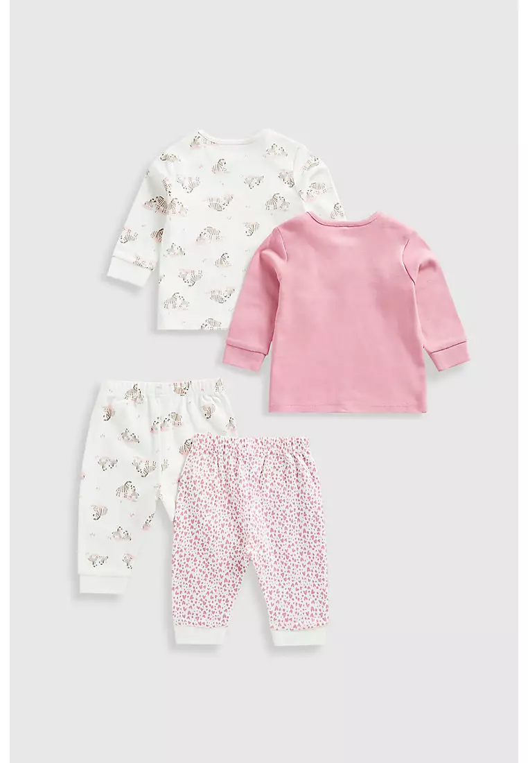 Buy Mothercare Mothercare Zebra Baby Pyjamas - 2 Pack Online | ZALORA ...