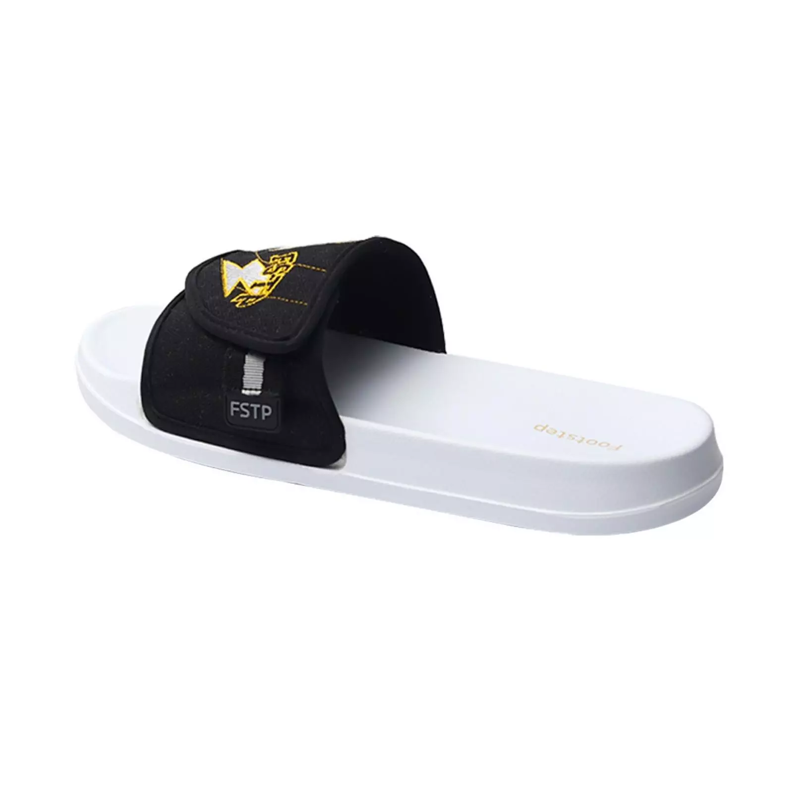 Jual Foot Step Sandal Slide Pria Footstep Footwear - Strike Black ...