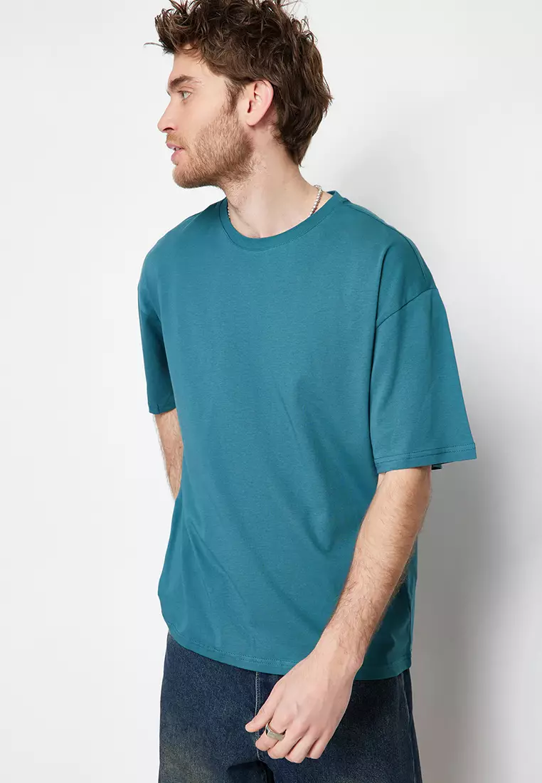 Buy Trendyol Basic Tee Online | ZALORA Malaysia