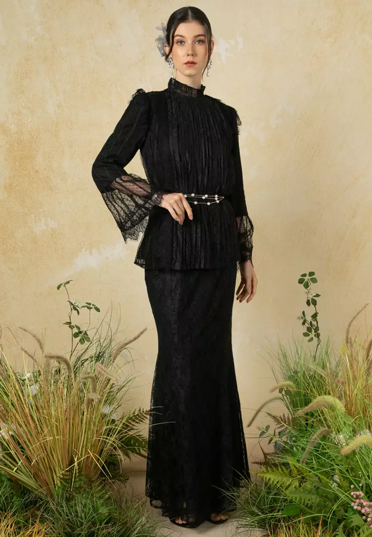 線上選購 Zalia Seliya Flare Top Kurung Set | ZALORA 台灣