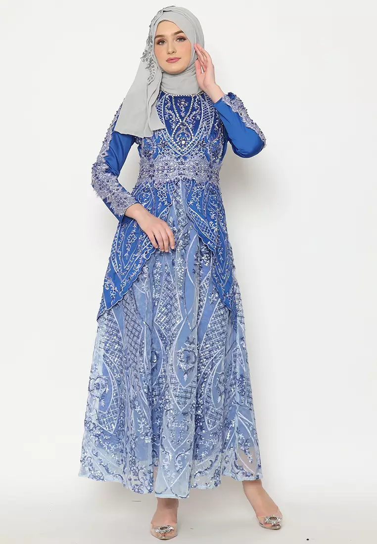 Jual BIBIQ Bibiq Gamis Tile Sequin Original 2023 | ZALORA Indonesia