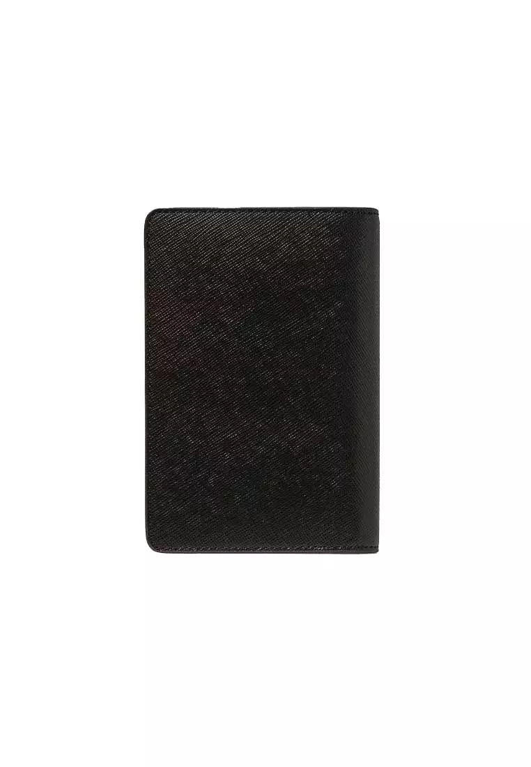 Buy Kate Spade Saffiano Leather Passport Holder Black KN778 2026 Online ...