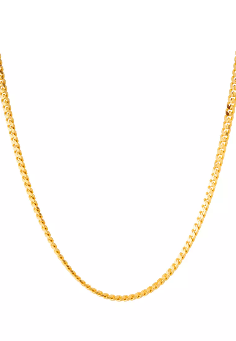 Buy TOMEI TOMEI Long Necklace, Yellow Gold 916 2026 Online | ZALORA ...