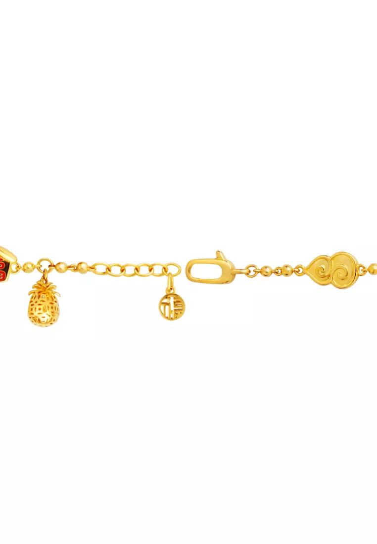 Buy TOMEI TOMEI The Perfect Ten Bracelet, Yellow Gold 916 2025 Online ...