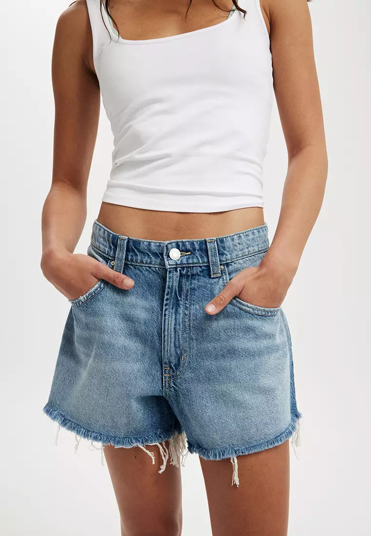 Jual Cotton On Original Cut Off Denim Shorts Original 2025 | ZALORA ...