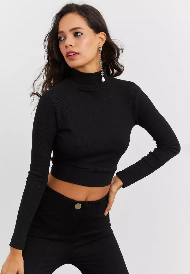 Buy Cool & Sexy Open Back Crop Top 2025 Online | ZALORA