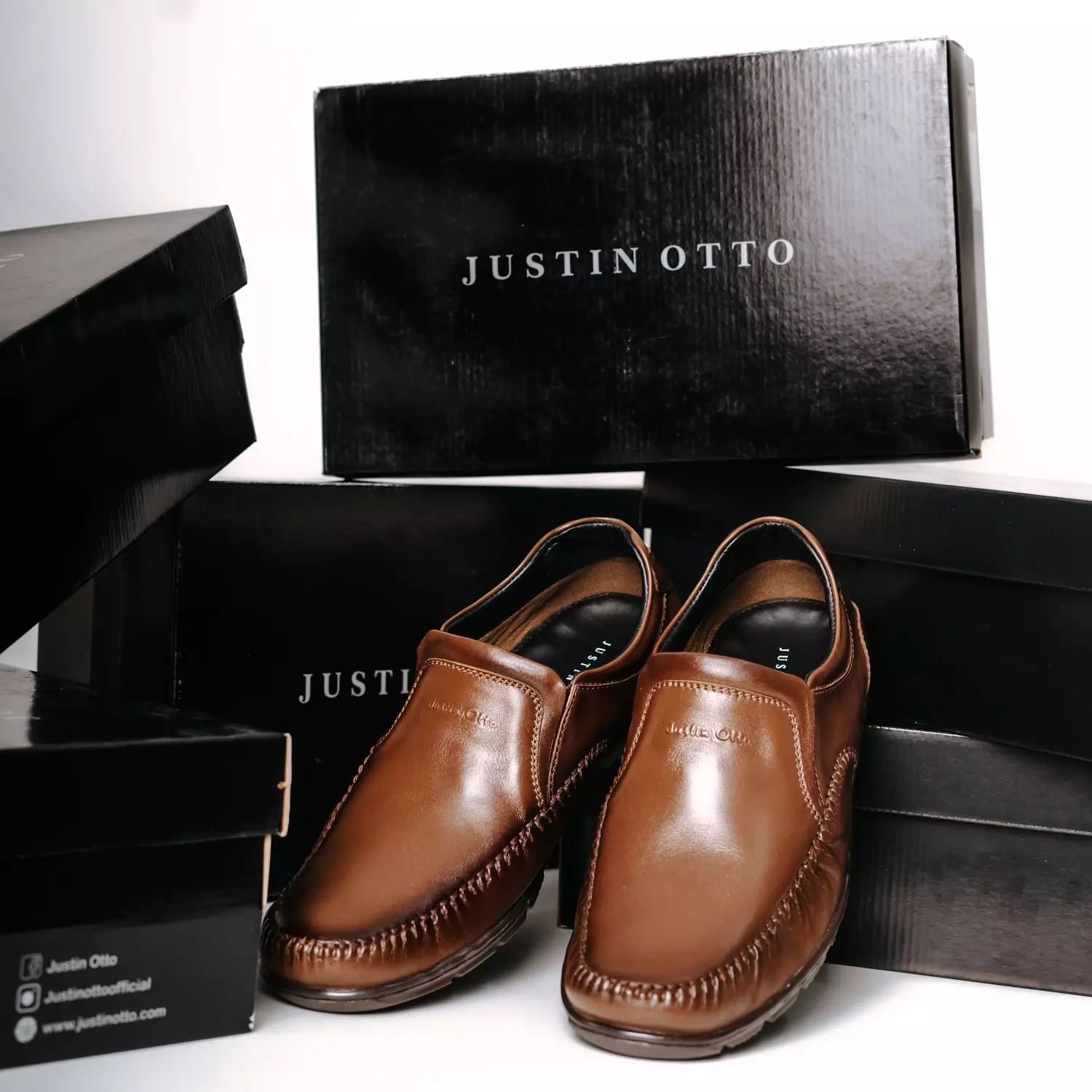 Jual Justin Otto Justin otto Sepatu Pantofel Pria art jimny 711 Warna ...