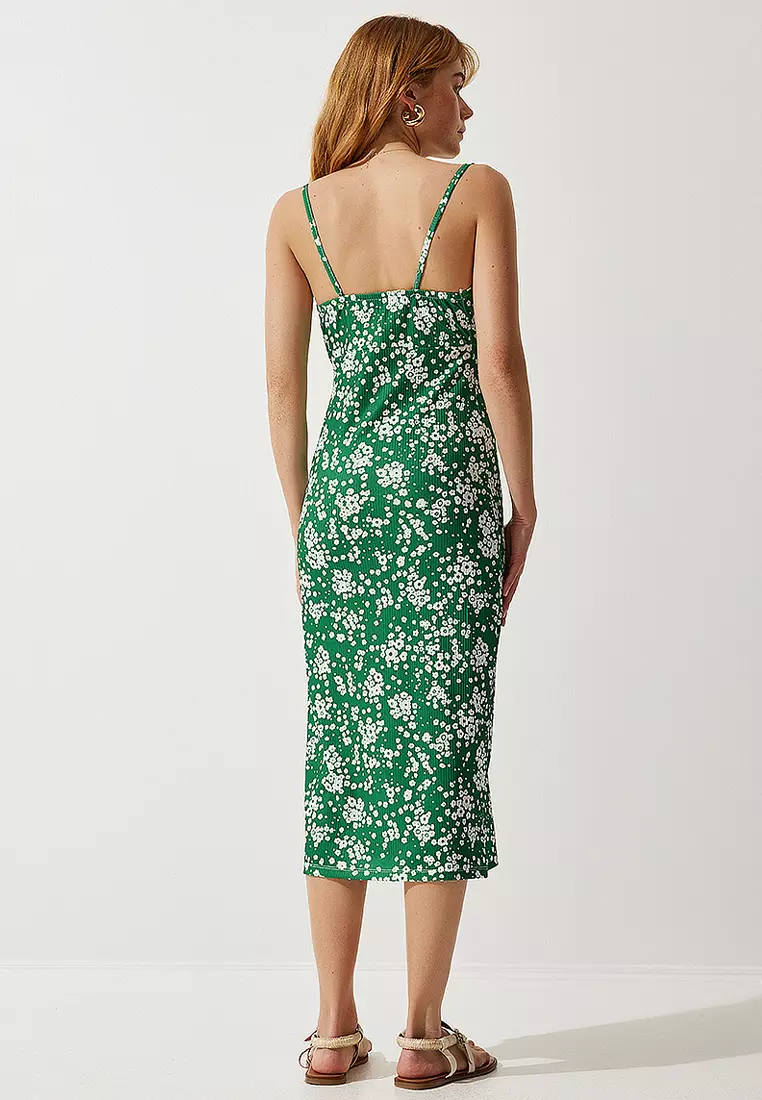 Buy Happiness Istanbul Slit Summer Midi Dress 2025 Online | ZALORA ...