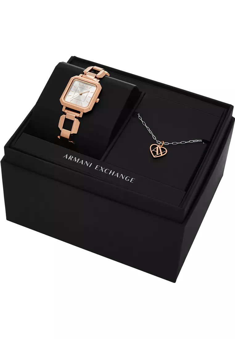 Buy Armani Exchange Armani Exchange Women's Analog Watch ( AX7167SET ...