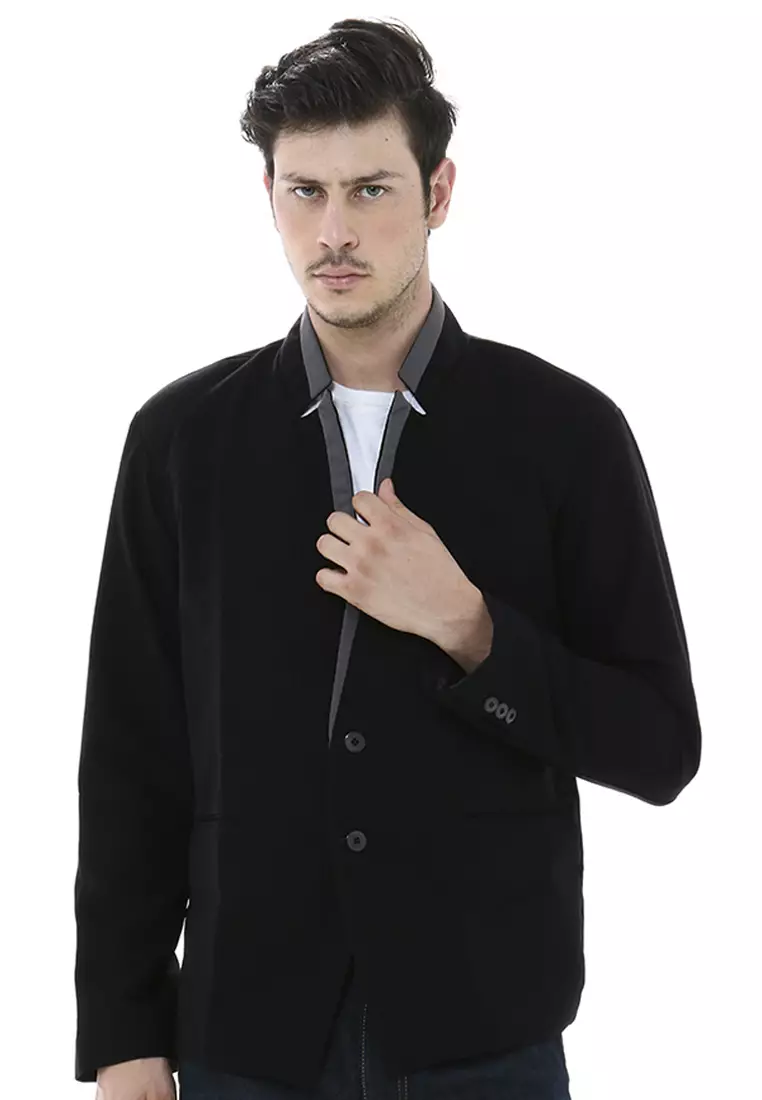 Jual Crows Denim Crows Denim - Twill Blazer Original 2025 | ZALORA ...