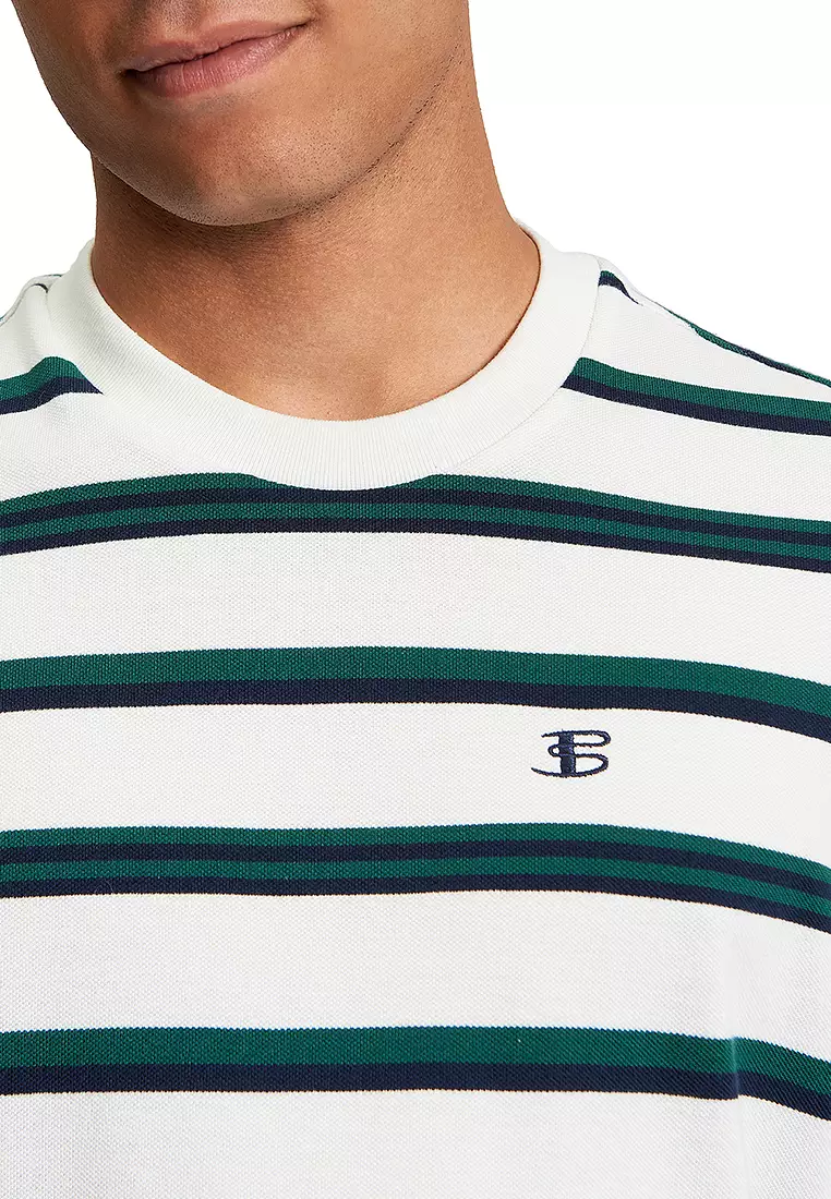 Buy Ben Sherman Textured Stripe Tee 2026 Online | ZALORA Philippines