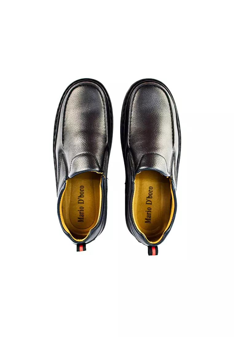 Buy Mario D' boro Runway Men's Formal Slip On Shoes MX 24659 Black C47 ...