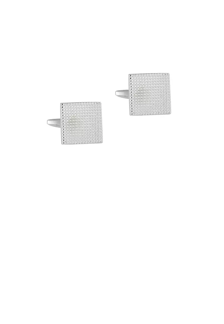 Buy SOEOES Fashion Simple Geometric Square Cufflinks Online | ZALORA ...