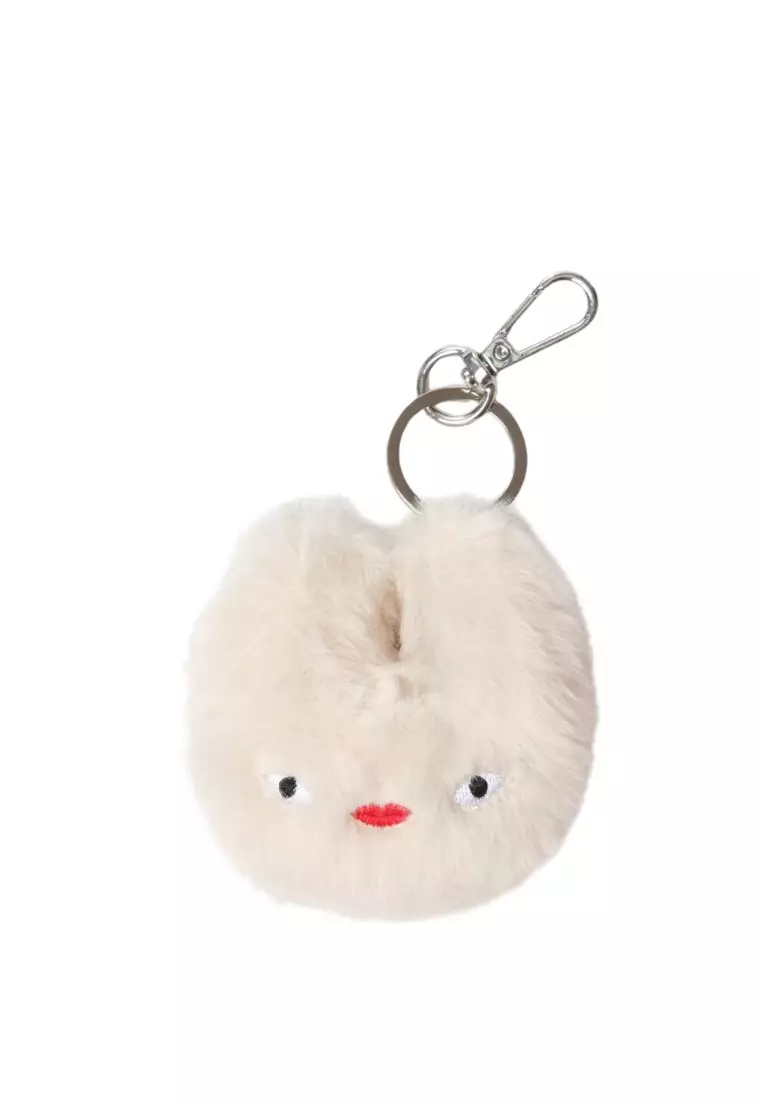 Jual Samo Ondoh Tokiyom Keychain Eco Fur Ivory Original 2025 | ZALORA ...