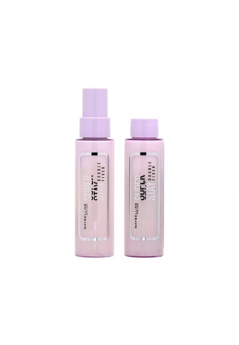 Buy MAYBELLINE Maybelline Double Fixer Spray 55ml+55ml Online | ZALORA ...