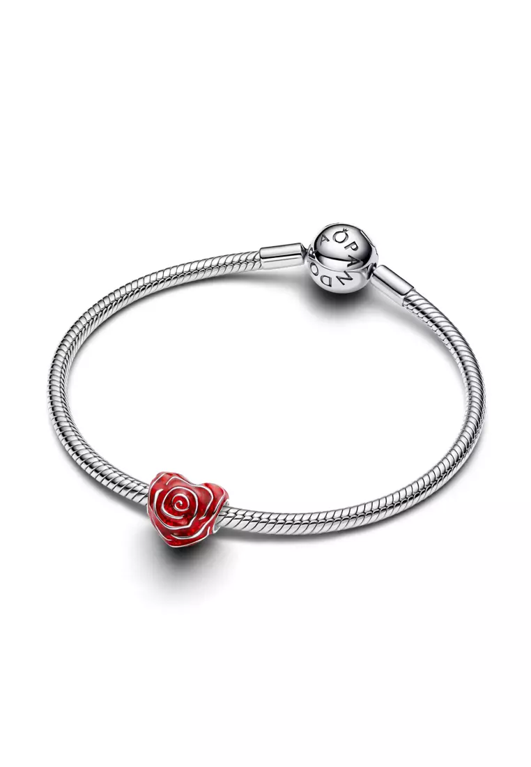 Buy PANDORA Pandora Rose Heart Charm Online | ZALORA Malaysia