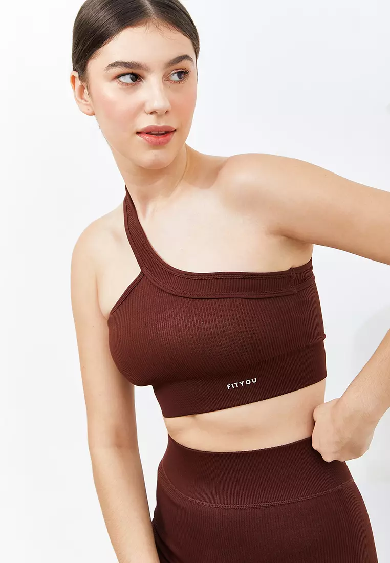 Jual Fit You Fityou Hill One Shoulder Sport Bra Coco Original 2024