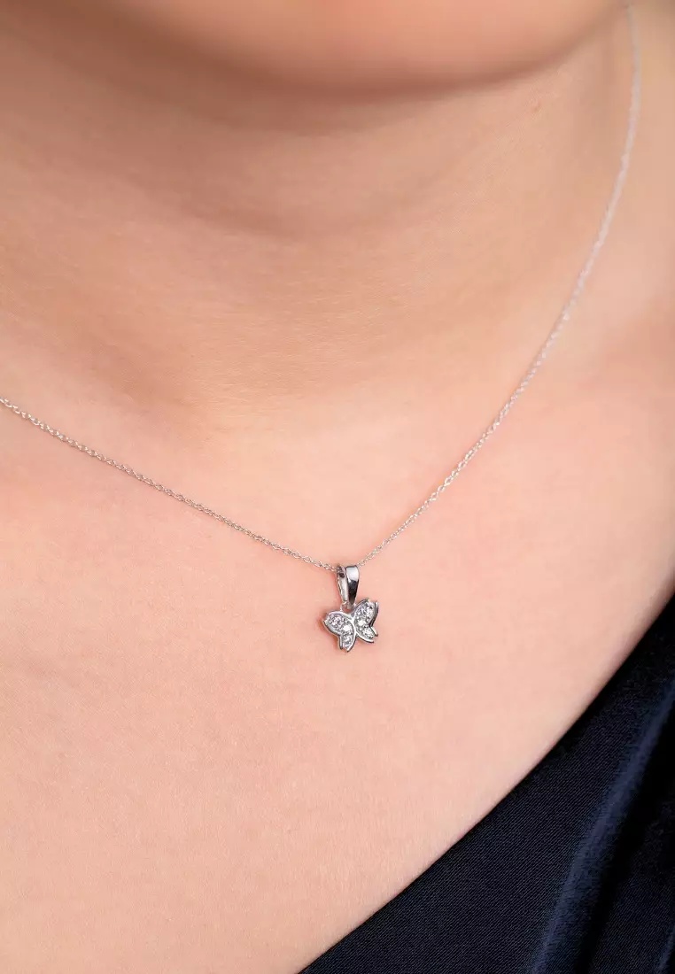 Buy Alfredulla Buttermini Zirconia Necklace 2025 Online | ZALORA ...