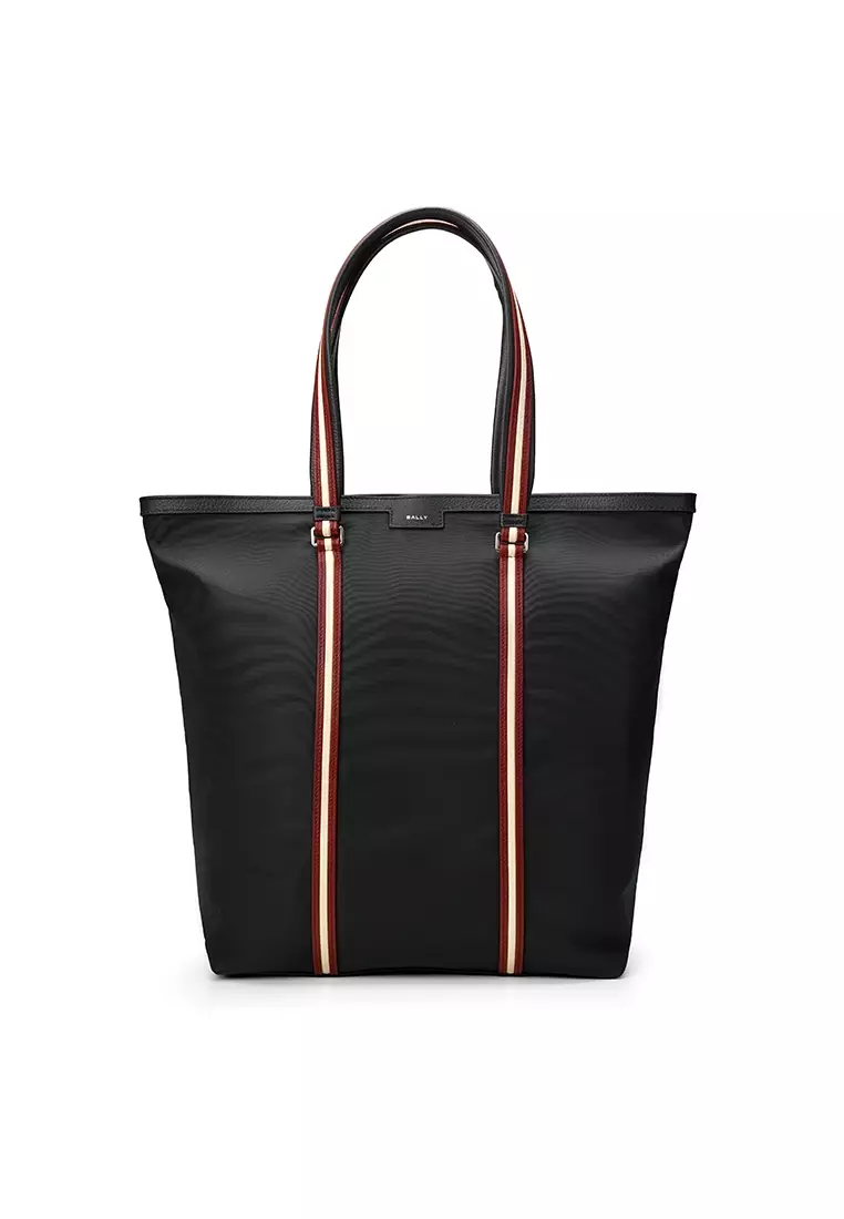 Jual BALLY Bally Code NS Nylon Tote Bag - Black Original 2025 | ZALORA Indonesia