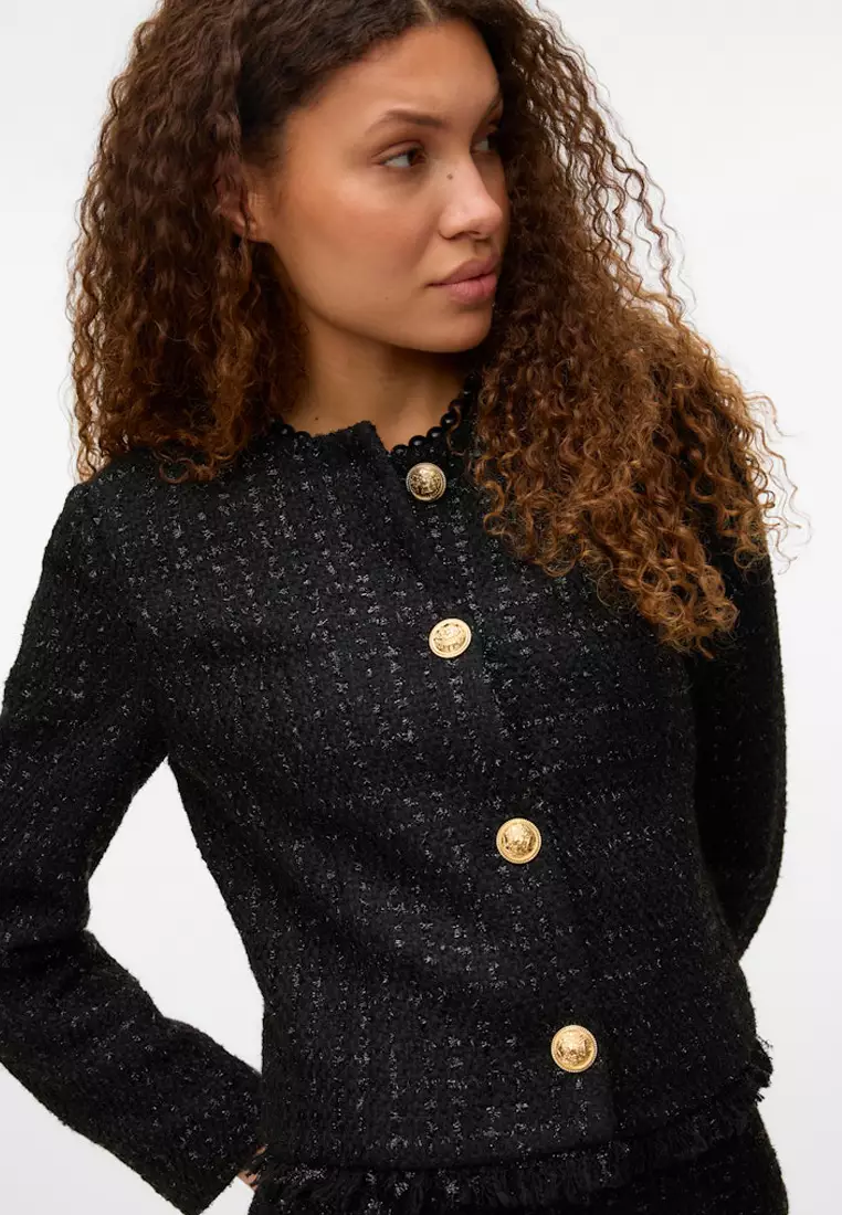 Buy Vero Moda Tyla Lurex Jacket 2025 Online | ZALORA