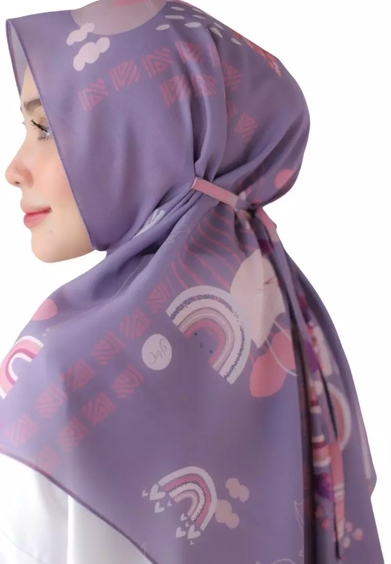 Jual Hijab Wanita Hijab Instan Baiti Rainbow Varian Violetta