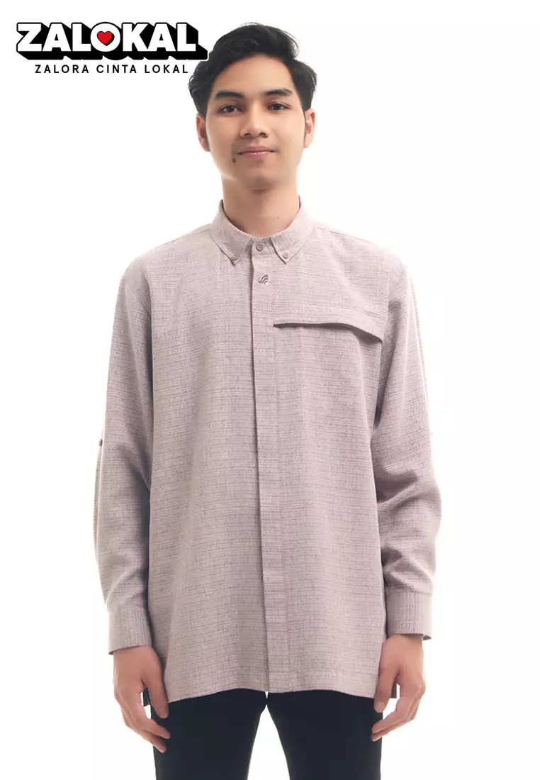 Jual RABBANI Rabbani - Kemeja Koko Lengan Panjang Couple Dalgona ...
