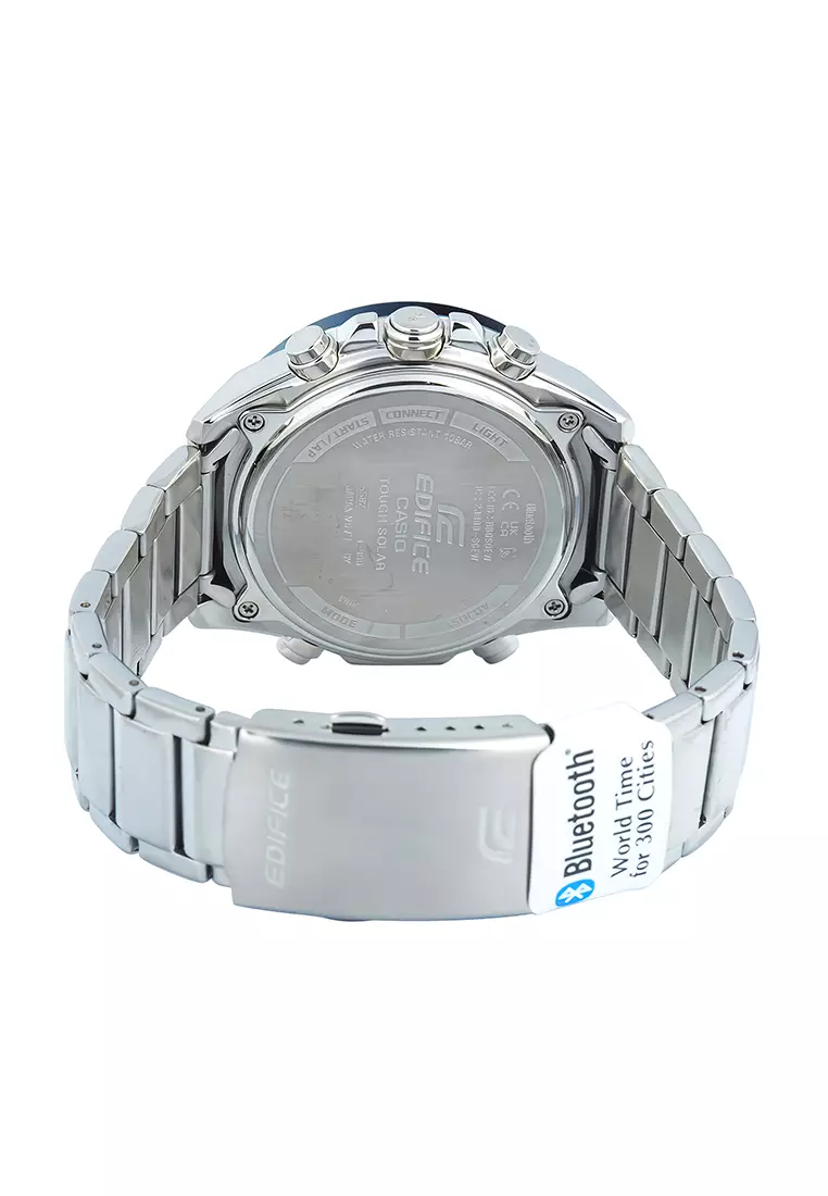 Jual Casio Casio Edifice Jam Tangan Analog Digital Pria - Silver ...