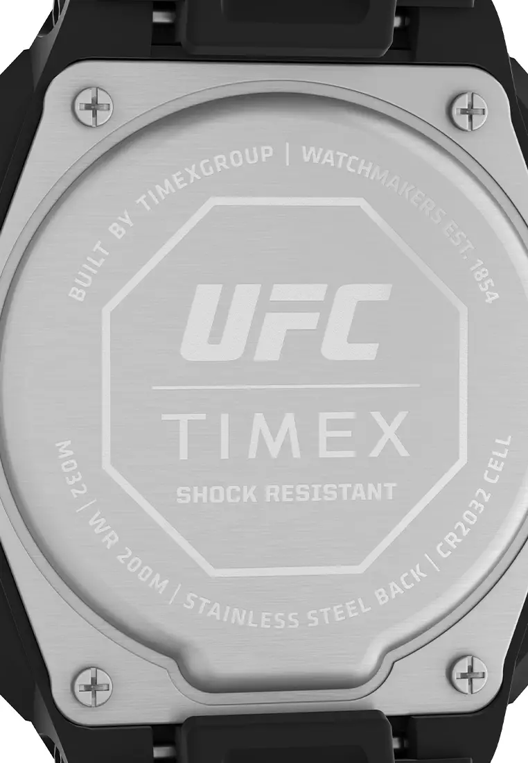 Buy Timex Timex Ufc Shock Oversize Black Resin Digital Digital Watch ...