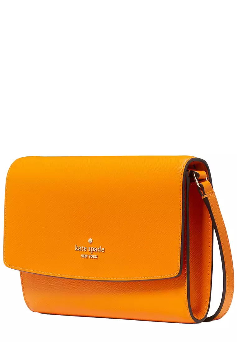 線上選購 Kate Spade Kate Spade Perry Leather Crossbody Bag in Tumeric Root ...