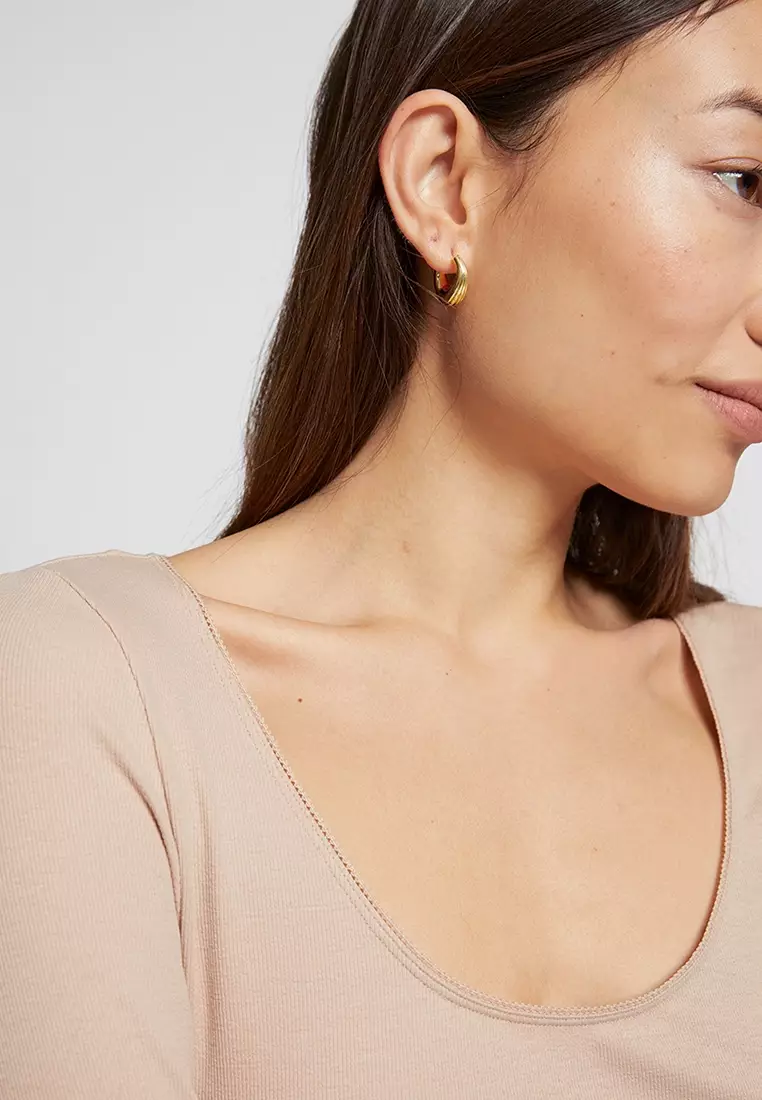Buy And Other Stories Scooped Neck Lace Detail Top Online Zalora Malaysia