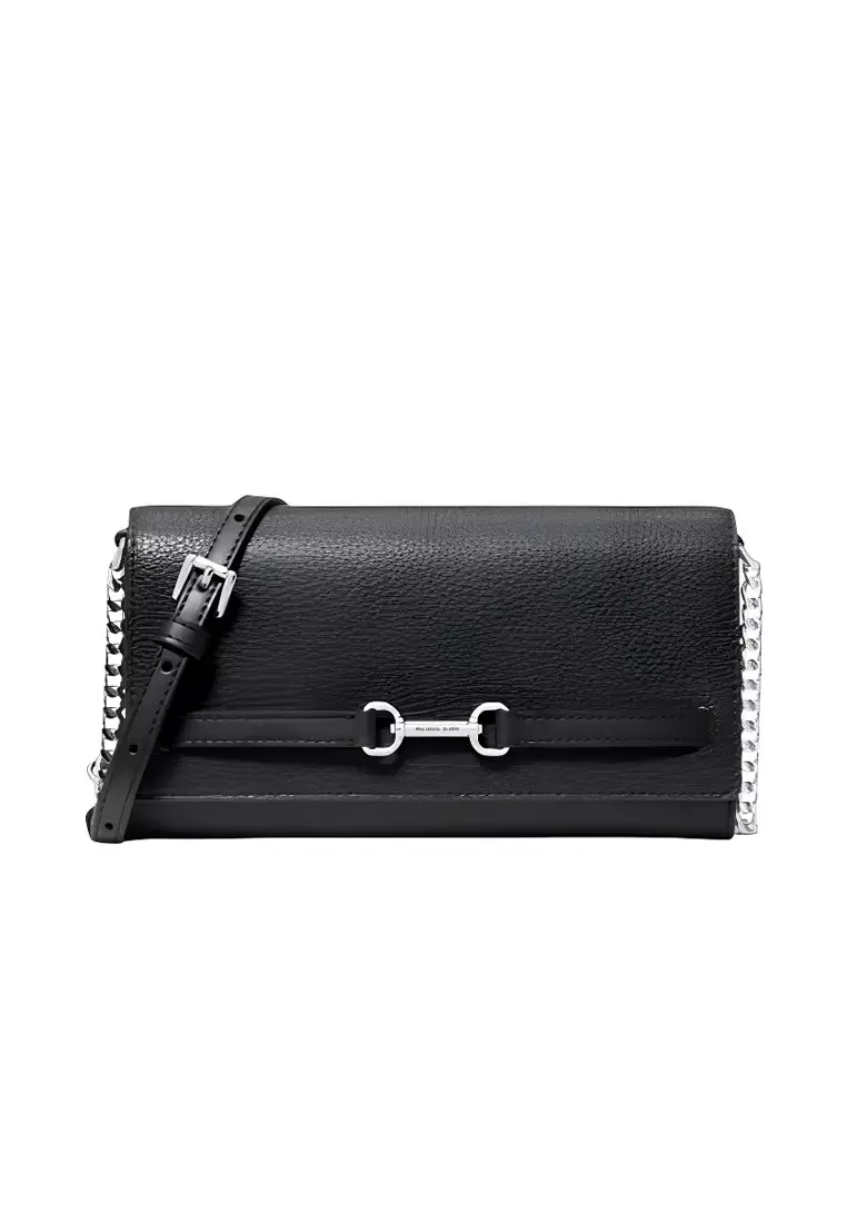 Jual Michael Kors Carson Women's Shoulder Bag in Black 35S5S2ZC7L ...