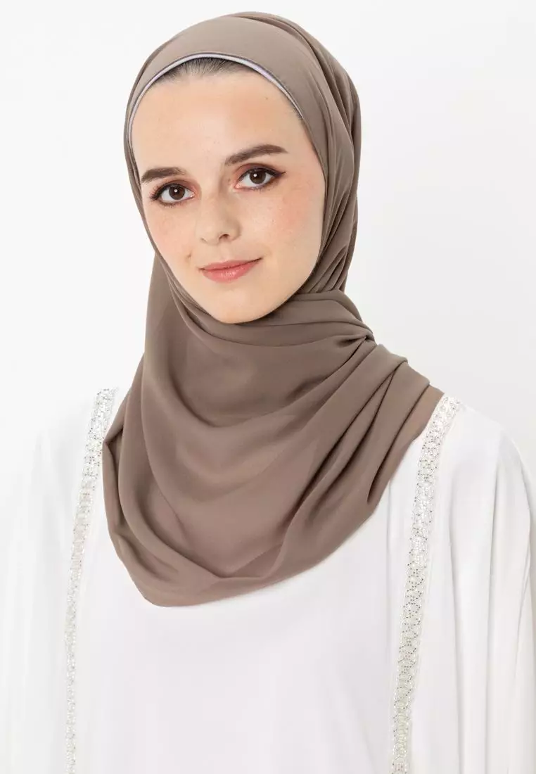 Buy KASHKHA WOOL CHIFFON PLAIN LOGO Online | ZALORA Malaysia