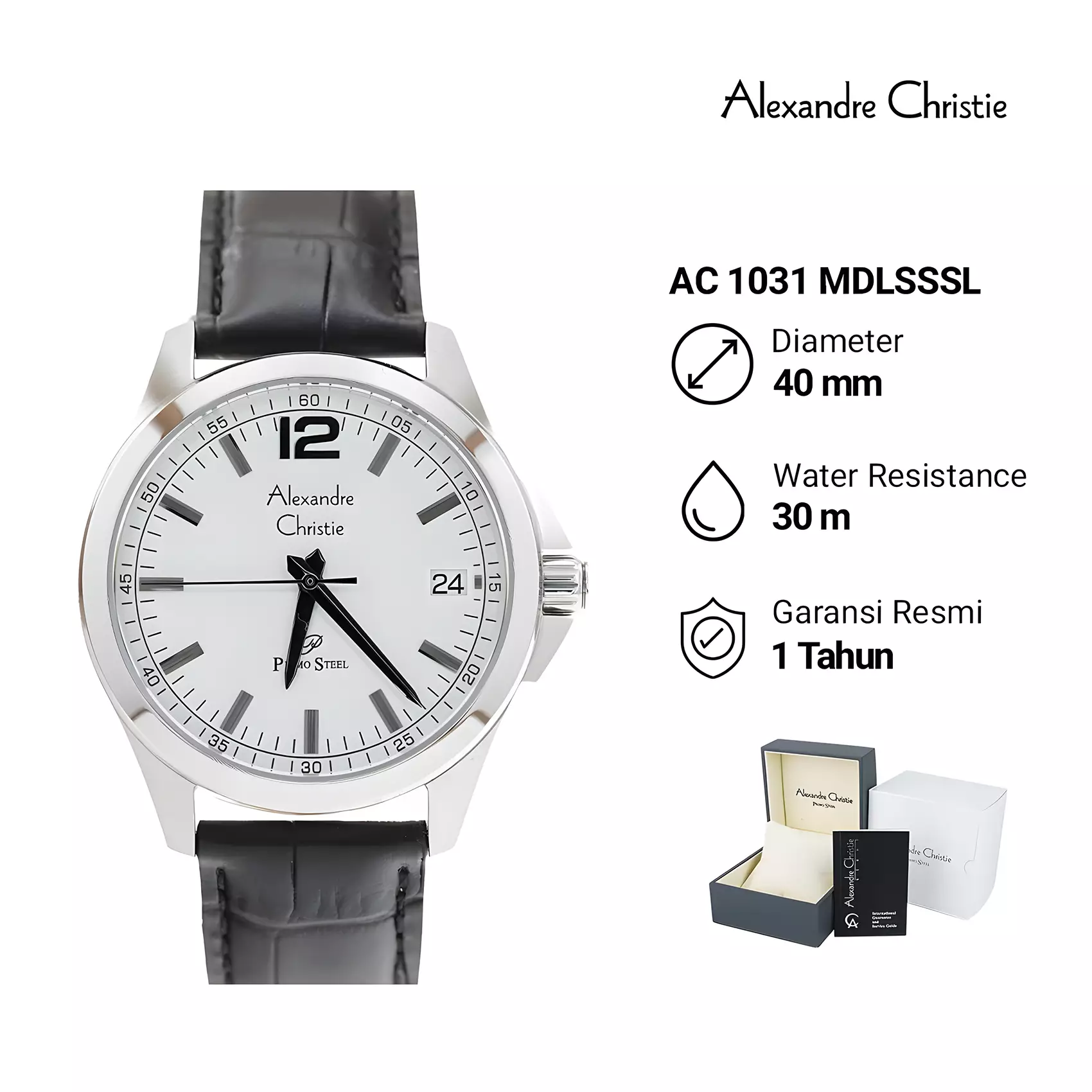 Jual Alexandre Christie Alexandre Christie Primo Steel - Jam Tangan ...