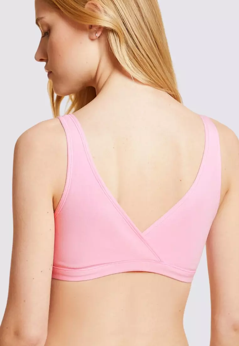 Buy Etam Coton 360 Reversible Stretchy Organic Cotton Bralette 2024 Online | ZALORA Philippines