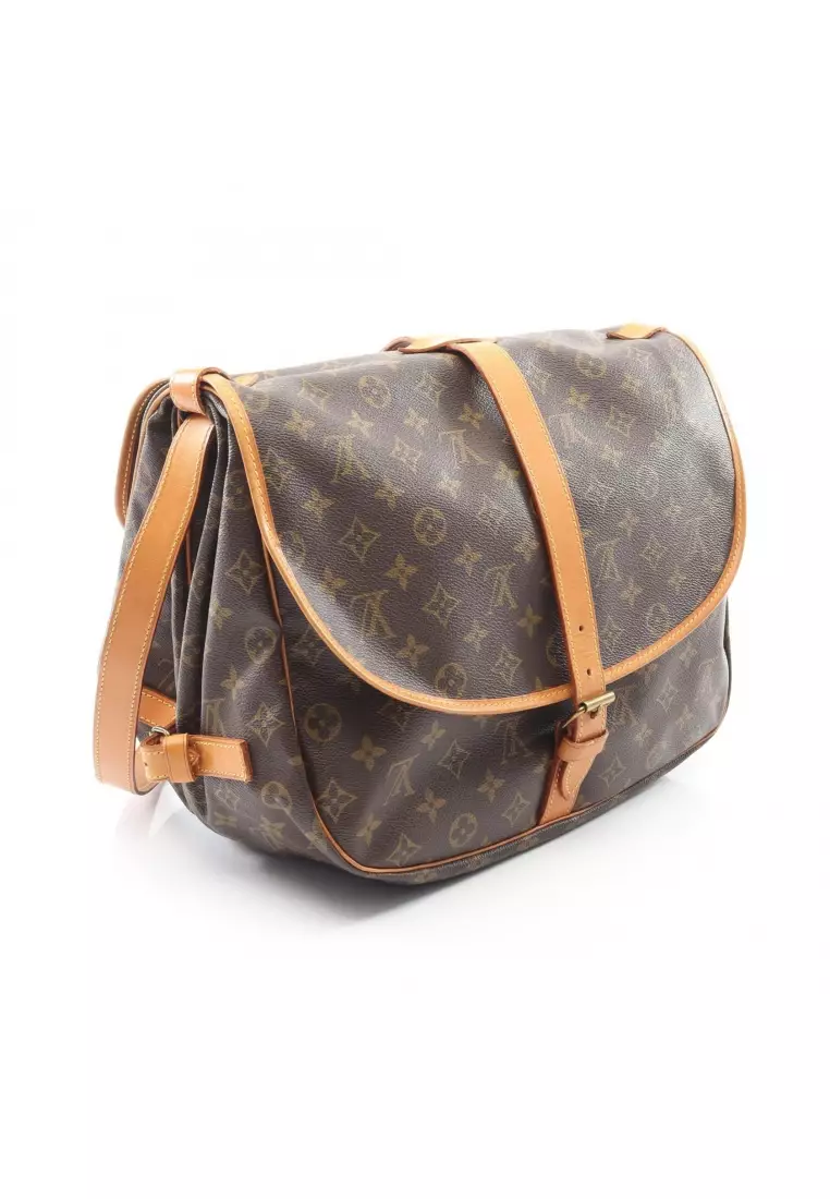 Buy Louis Vuitton Pre-Loved Louis Vuitton Saumur 35 monogram Shoulder ...