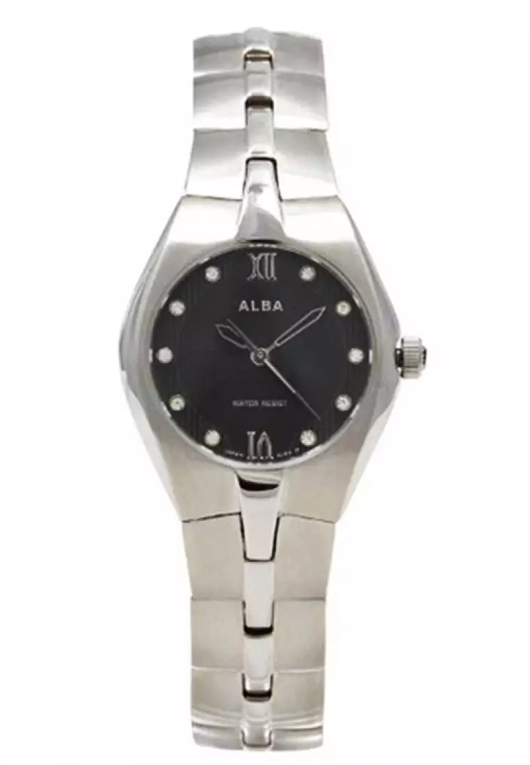 Jual Alba Jam Tangan Wanita Alba Original ATCH85 Strap Stainless Steel ...