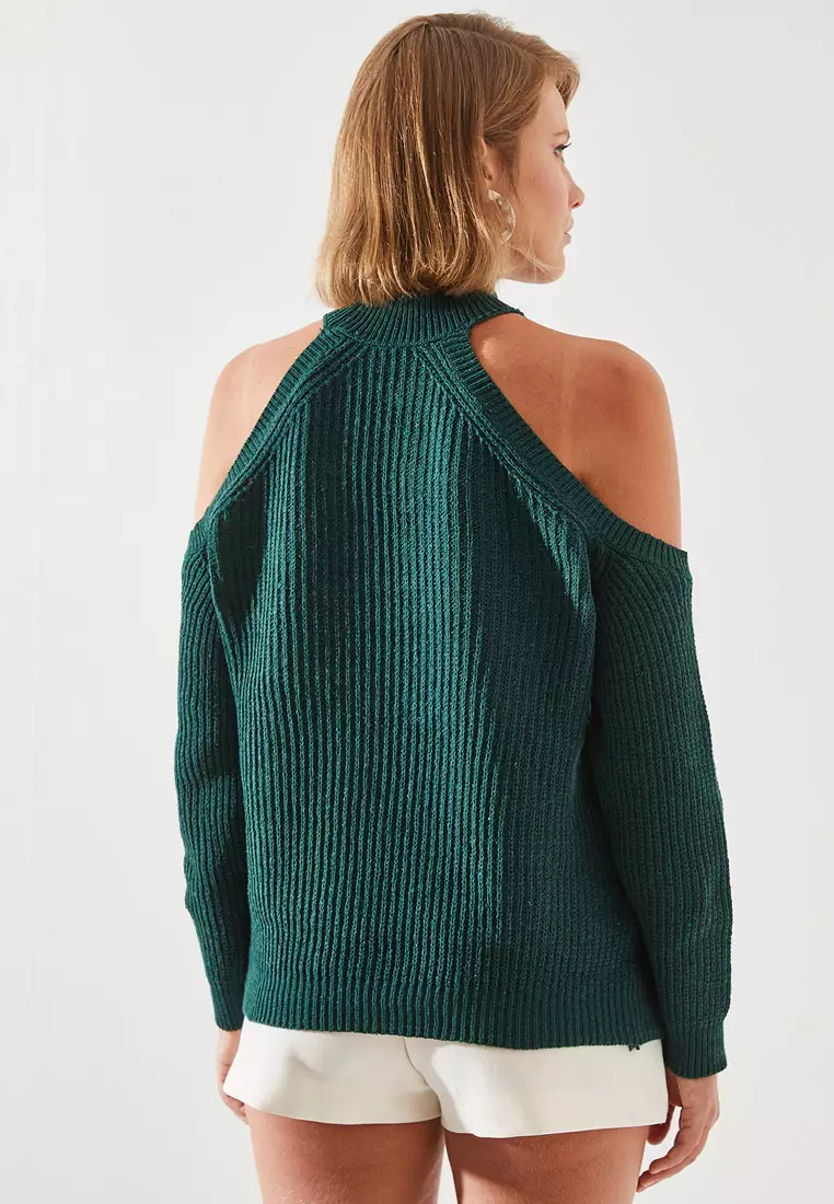 Buy Bianco Lucci Cold Shoulder Knit Top 2025 Online | ZALORA