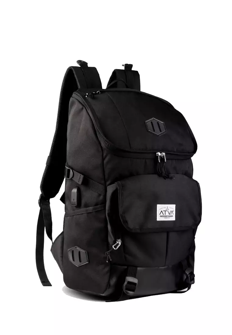 Jual ATVA Daily Backpack Atva New Galardo Series Black Original 2025 ...